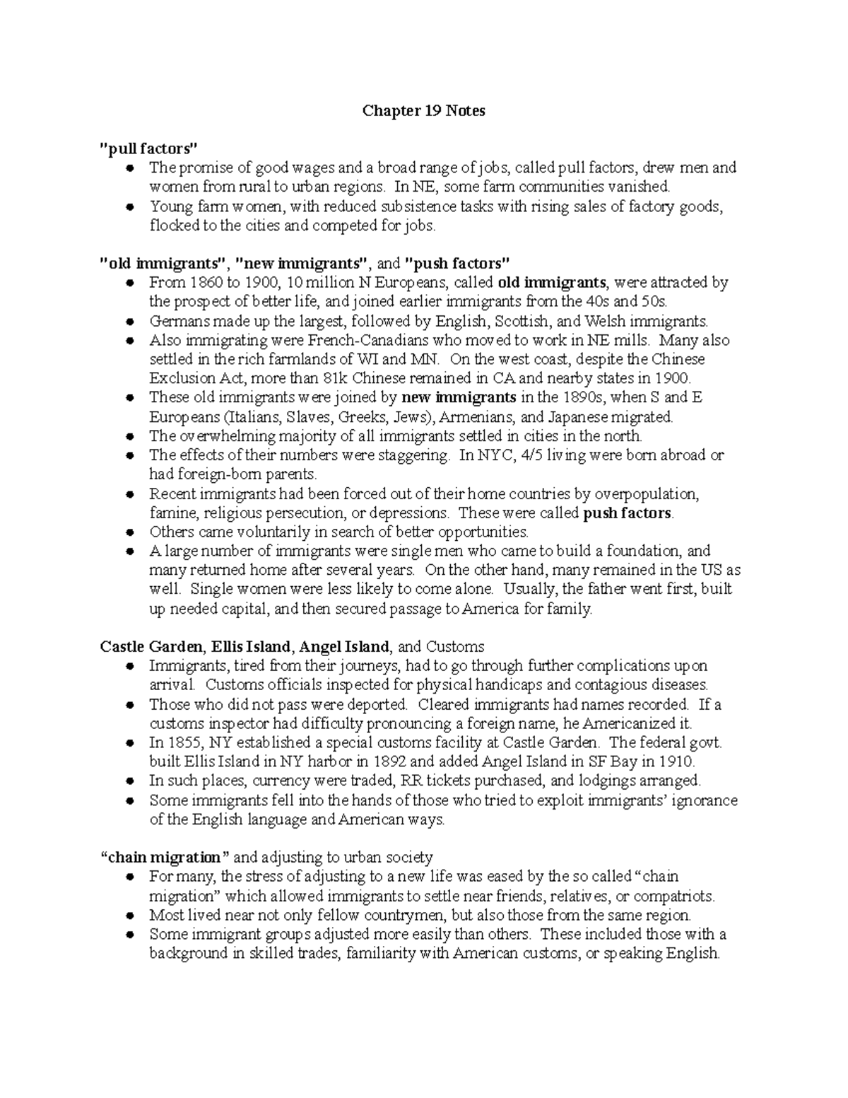 Chapter 19Notes - American history lecture notes - Chapter 19 Notes ...