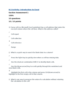 [Solved] Use the COUNT function to set F1 to the count of A1E1 ...