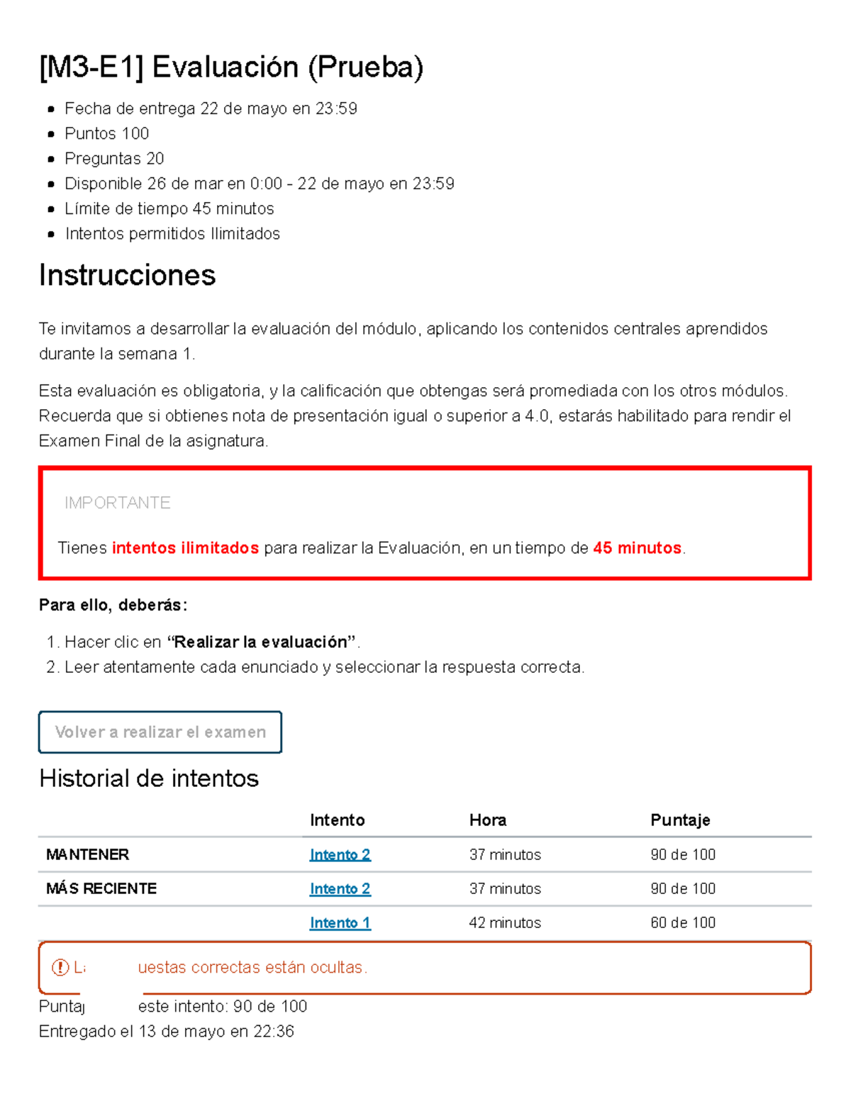 [M3-E1] Evaluación (Prueba) Derecho Laboral Empresarial 80% - [M3-E1] Evaluación (Prueba) Fecha ...