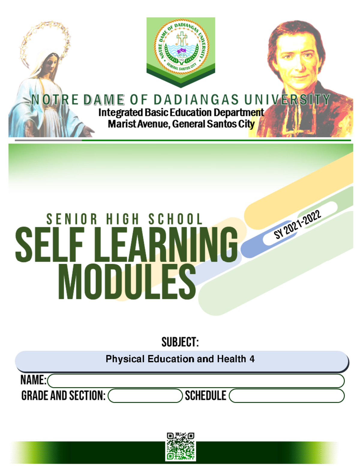 PEH 4 Week 9 Students Copy with Module Cover Page Template SHS 21 22 ...