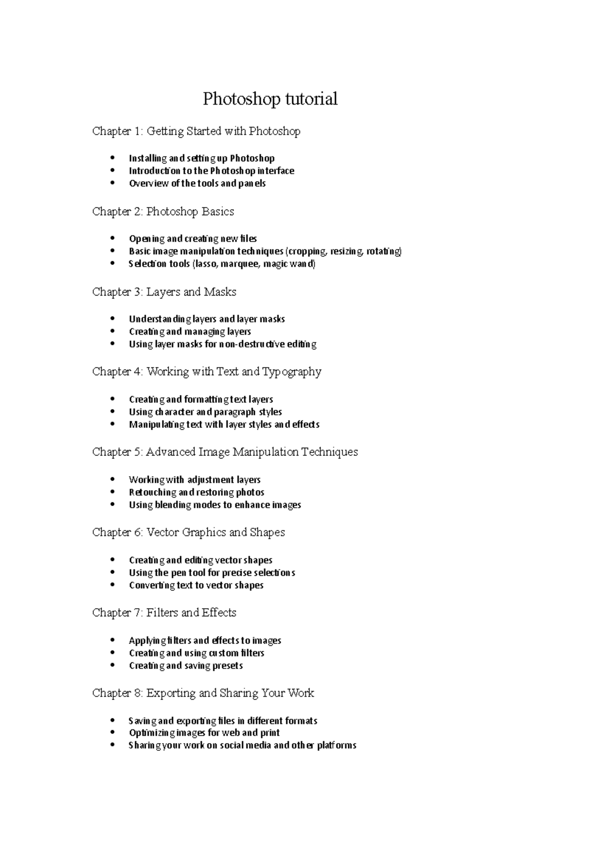 Photoshop tutorial - Photoshop tutorial Chapter 1: Getting Started with ...