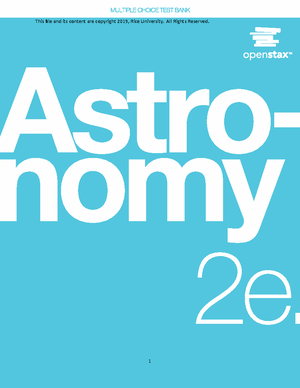 OS Astronomy 2e Test Bank Chapter 21 - Astronomy 2 e by Fraknoi ...