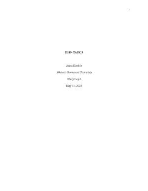 OPM3 TASK 1 Identifying A Research Topic - D 180 - WGU - Studocu