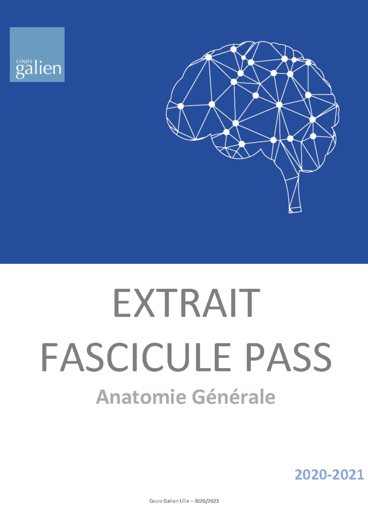 Galien anatomie générale intro - Cours Galien Lille – 2020/ 2020 ...
