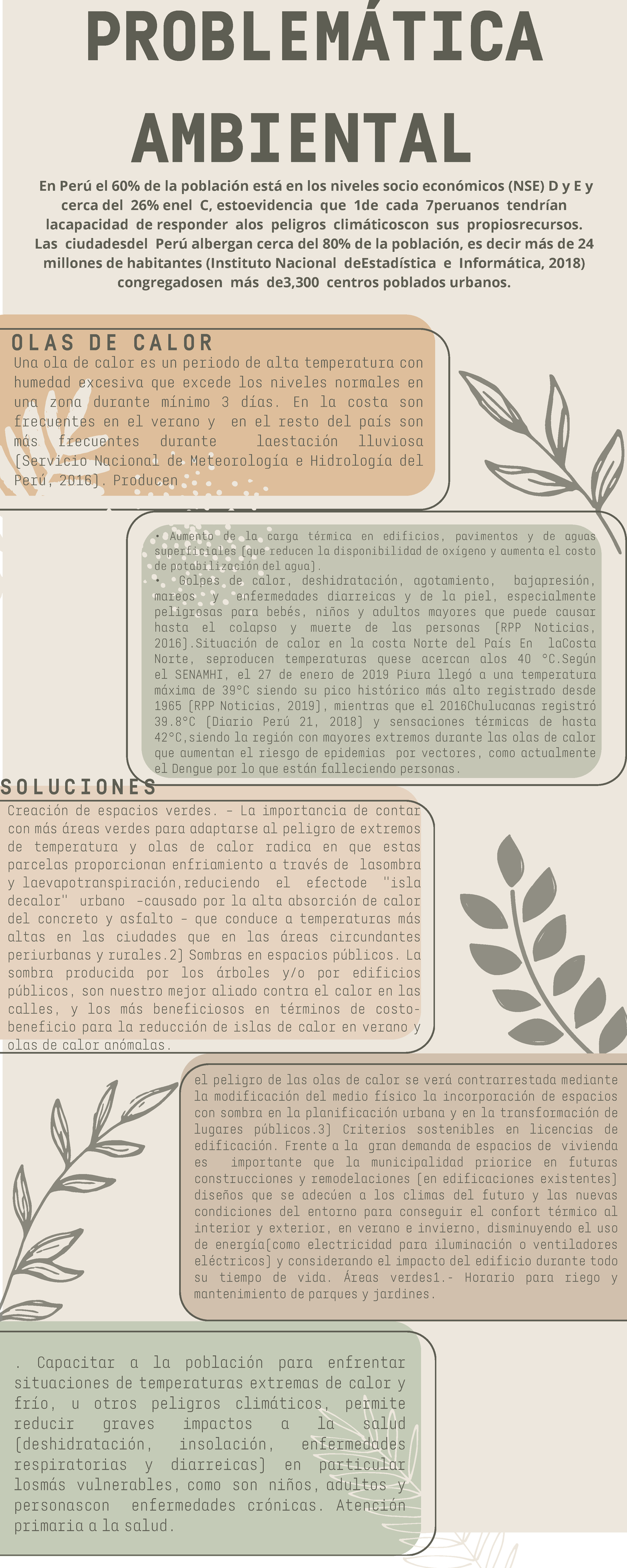 Problemática ambiental y solución - PROBLEMÁTICA AMBIENTAL O L A S D E ...