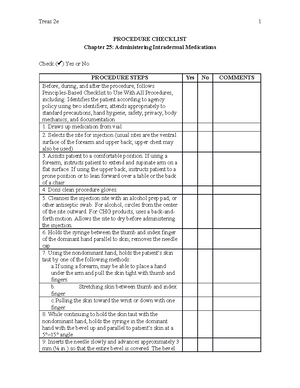 Emptying a Closed Wound Drainage System Chap 35 - 1 PROCEDURE CHECKLIST ...