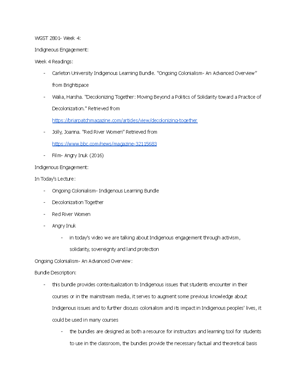 WGST 2801- Week 4 (PMC) - WGST 2801 fall 2022 - WGST 2801- Week 4 ...