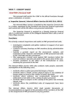 PNP Recruitment, Appointment, Training, Promotion, Retirement, AND ...