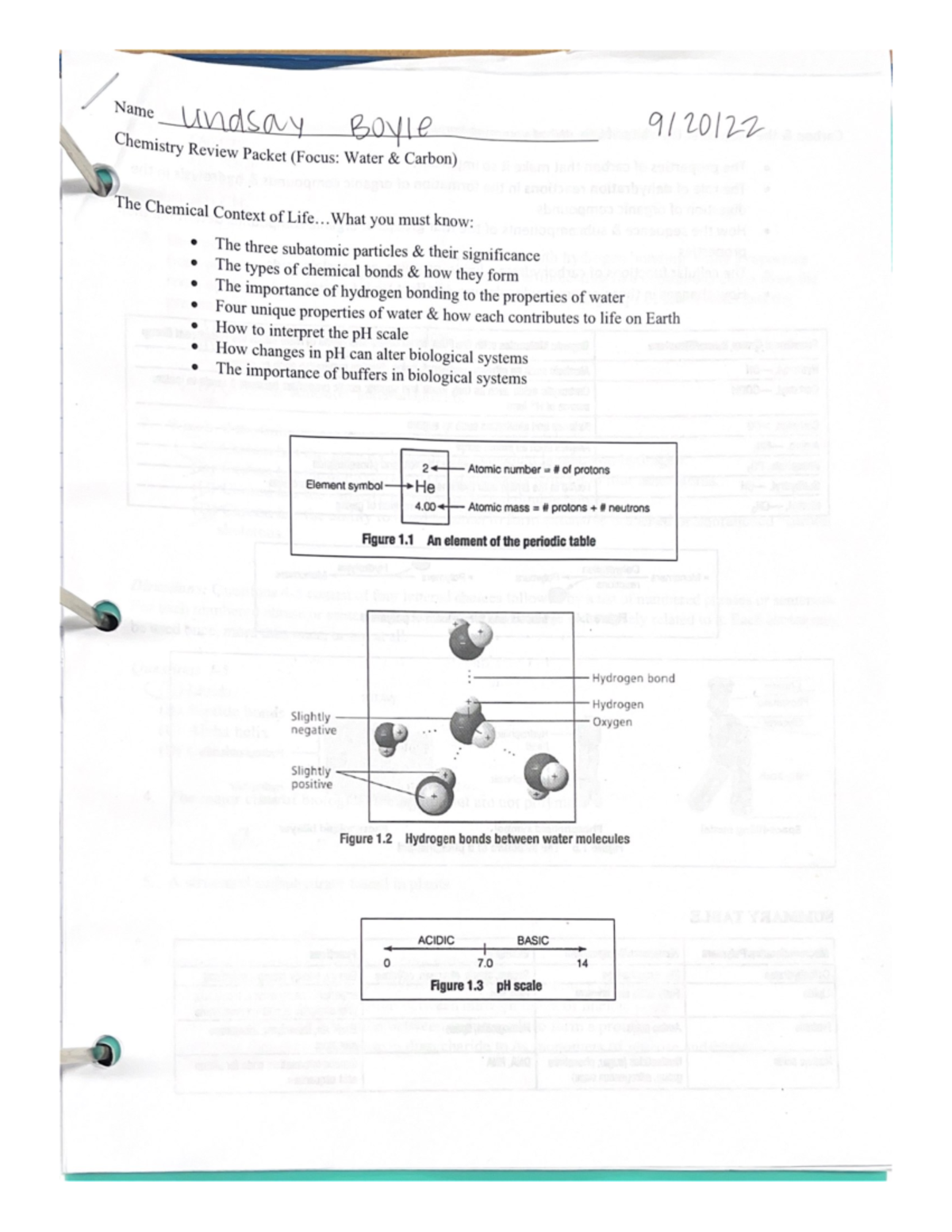 Chemistry review packet - Studocu