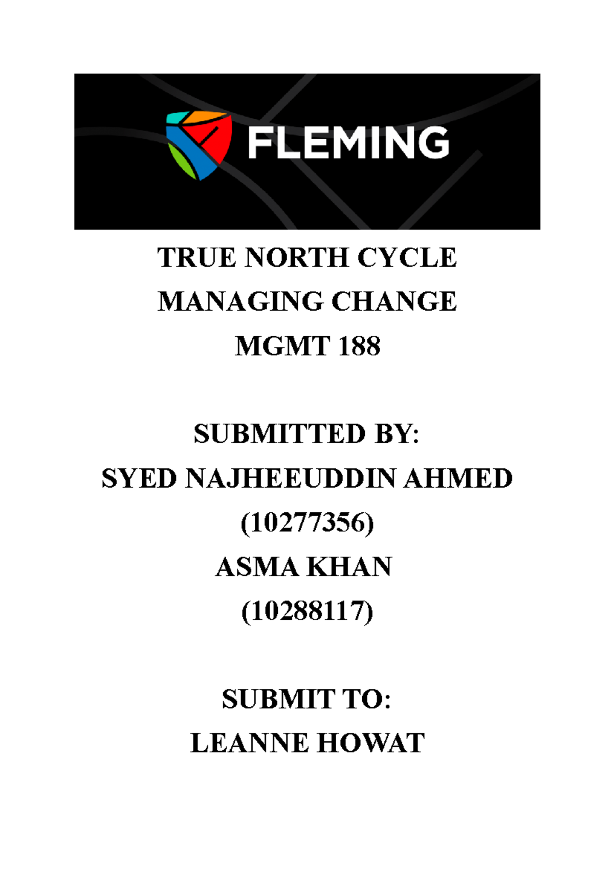 True north cycle mgmt 188 - TRUE NORTH CYCLE MANAGING CHANGE MGMT 188 ...