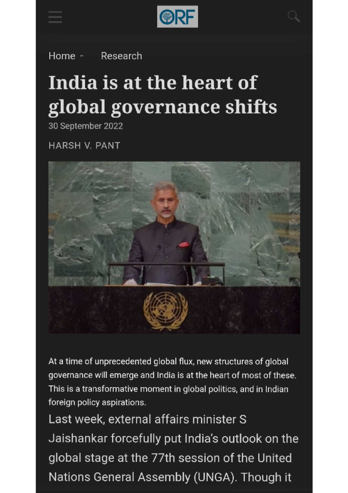 GP Newspaper Article - Political science(hons) - Studocu