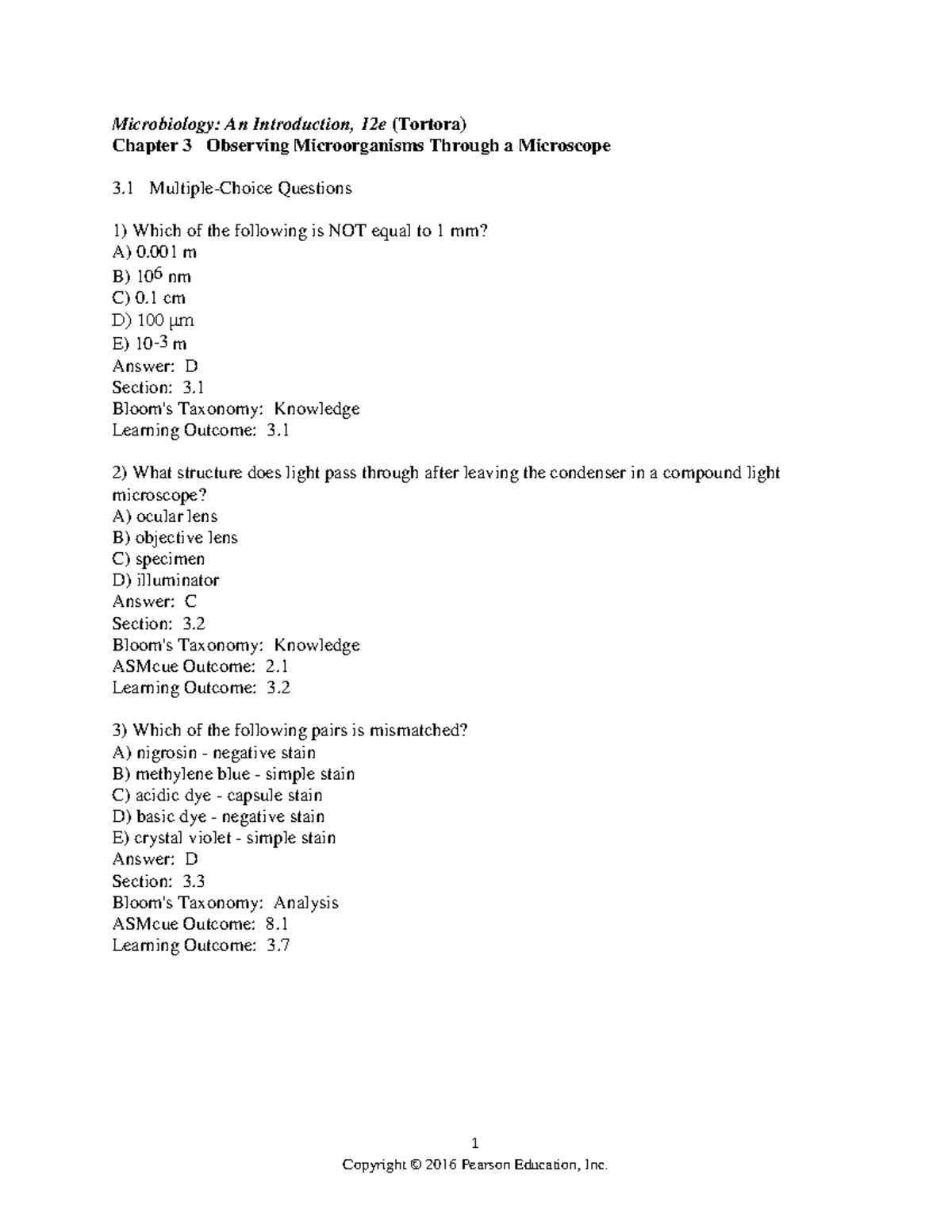 Ch 03 microbiology - 1 Microbiology: An Introduction, 12e (Tortora ...
