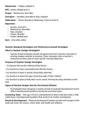 Detailed lesson plan - CITY OF MALABON UNIVERSITY COLLEGE OF TEACHER ...