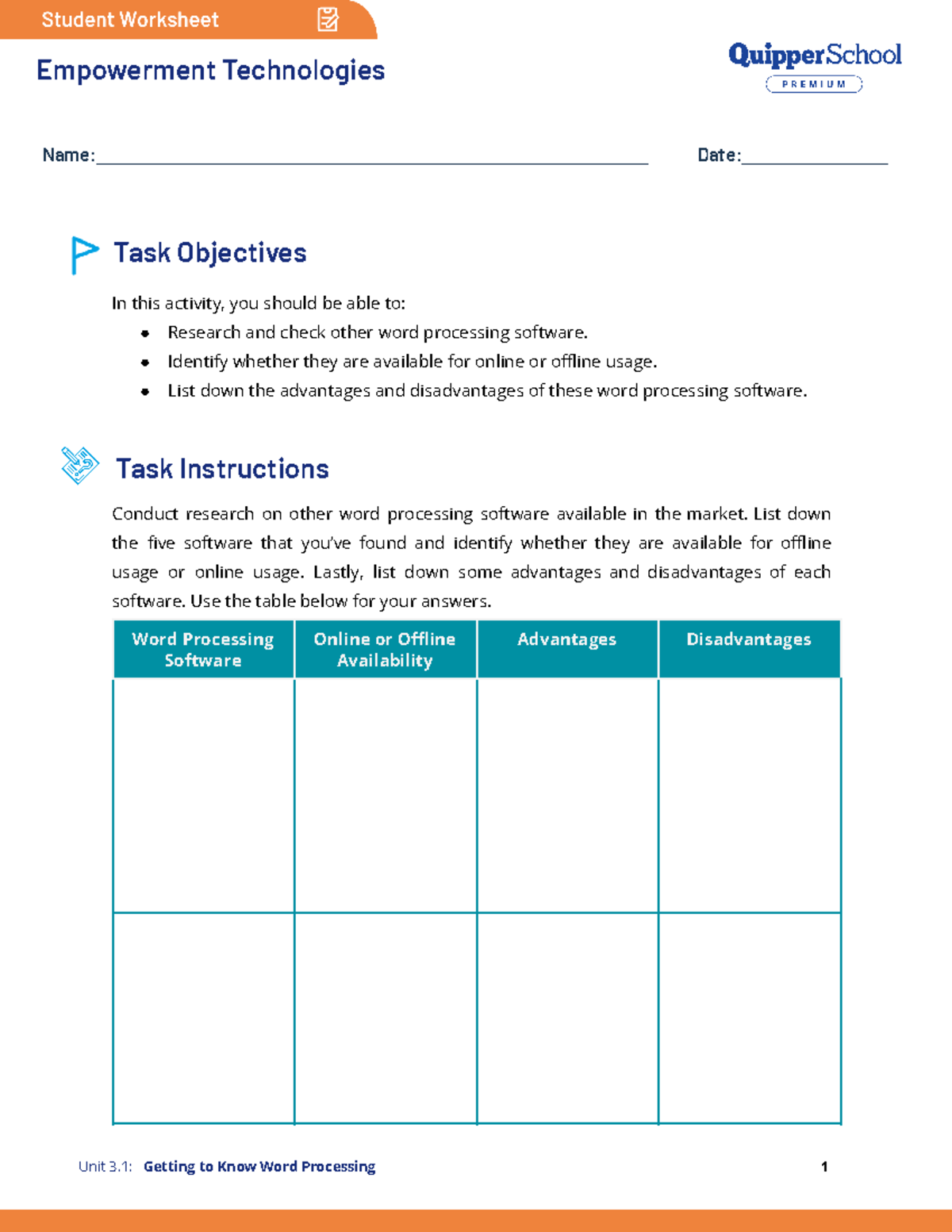 L2- Worksheet - HII - Empowerment Technologies - Studocu
