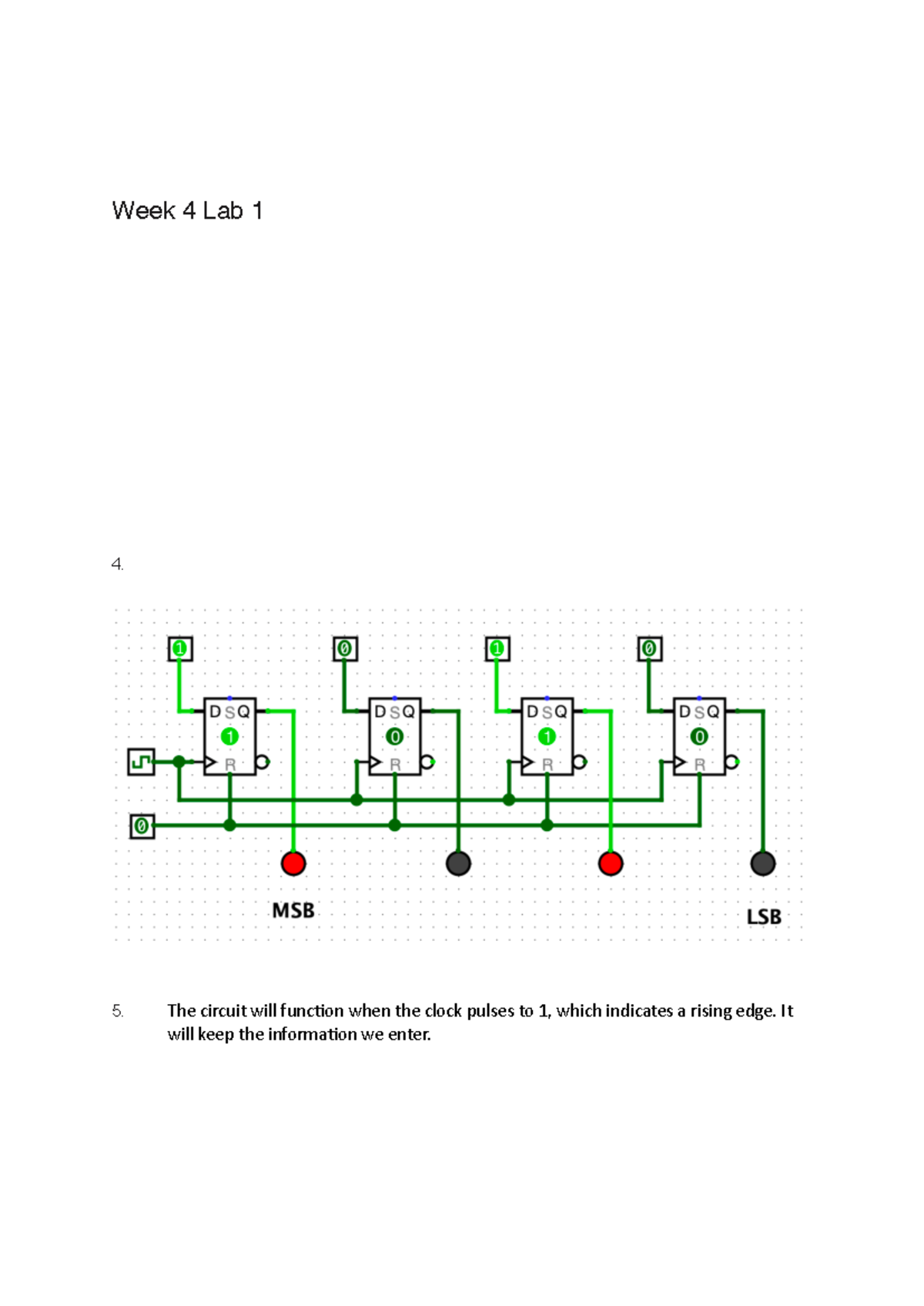 Week 4 Lab 1 1 Week 4 Lab 1 Computer System Week 4 Lab 1 4 5 The Circuit Will Func When