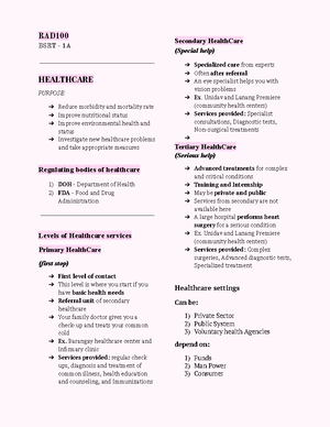 RAD202 Midterms - THE OVERVIEW OF X-RAY IMAGING SYSTEM TYPES OF IMAGING ...