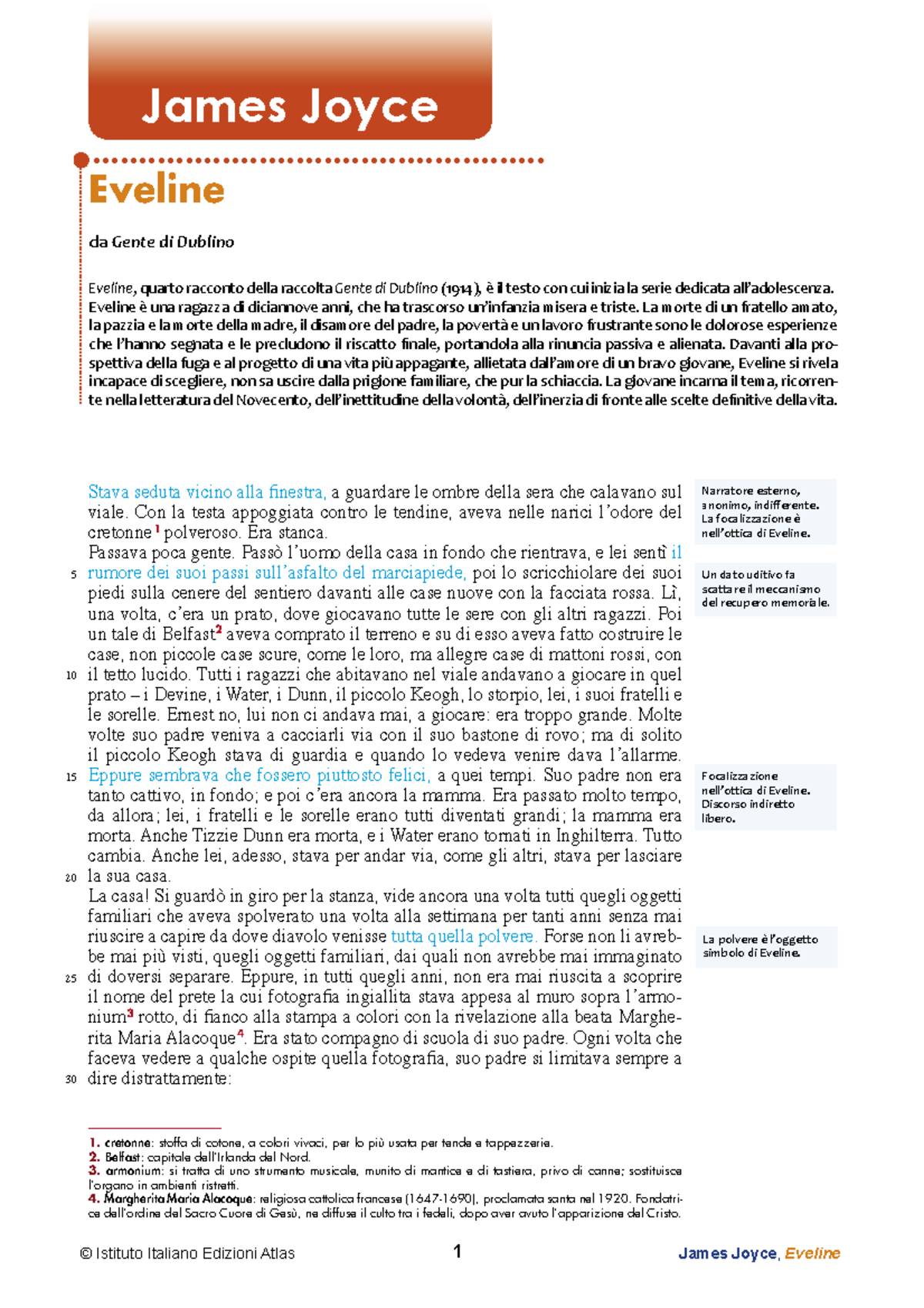 Eveline joyce - James Joyce Eveline Eveline, quarto racconto della ...