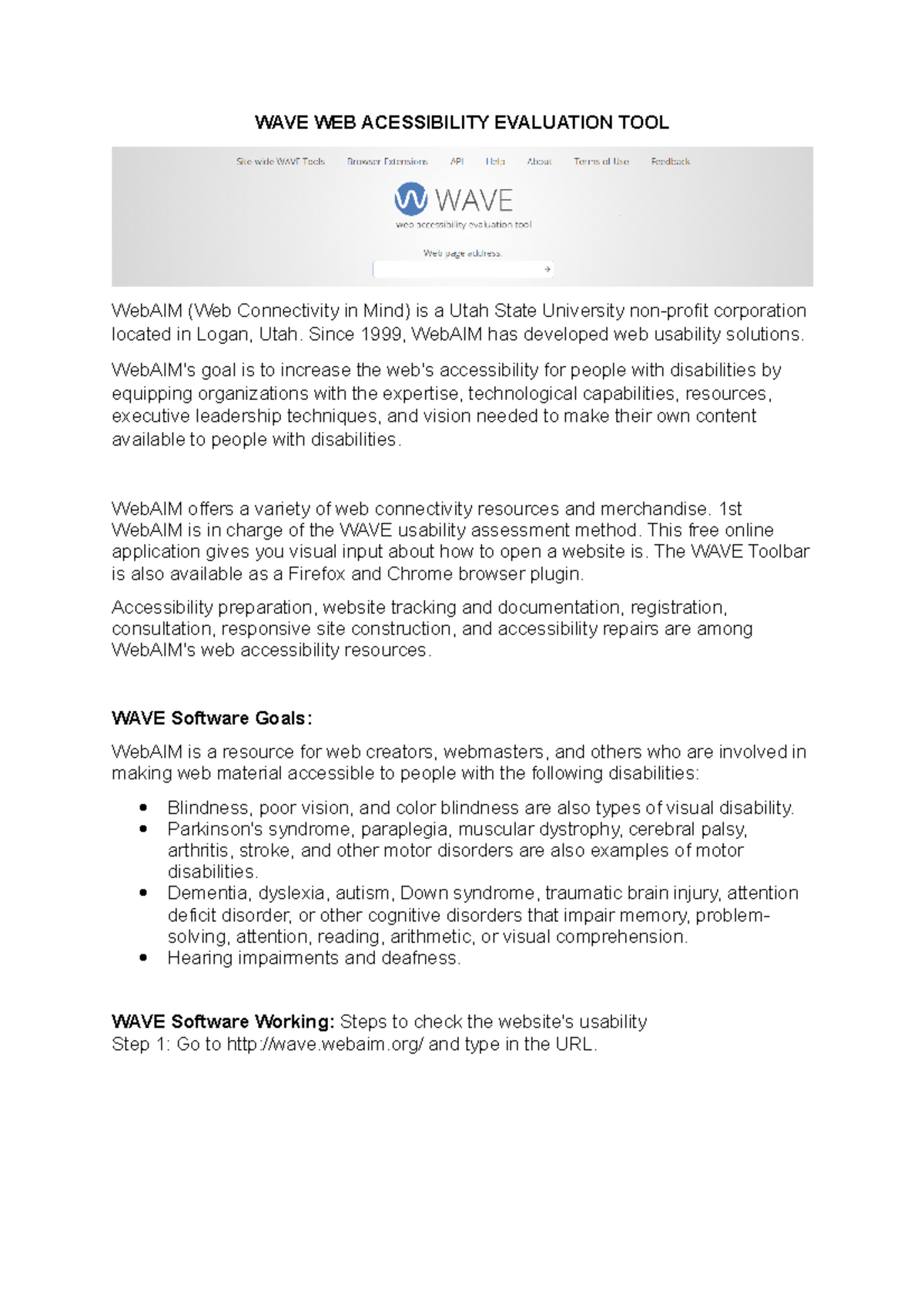 WAVE WEB Acessibility Evaluation TOOL - WAVE WEB ACESSIBILITY ...