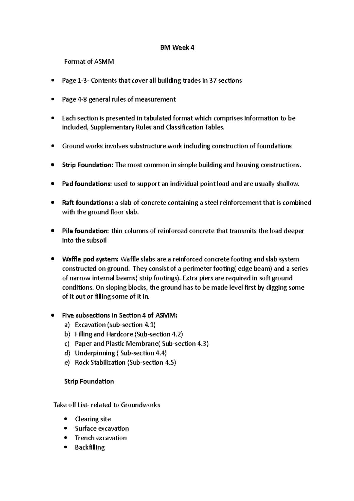 BM Week 4. This document also features something - BM Week 4 Format of ...