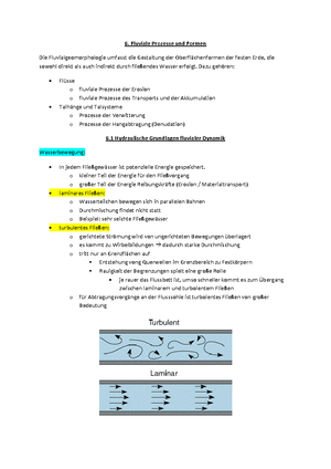 Zusammenfassung Geomorphologie aus Physische Geographie von Glawion ...