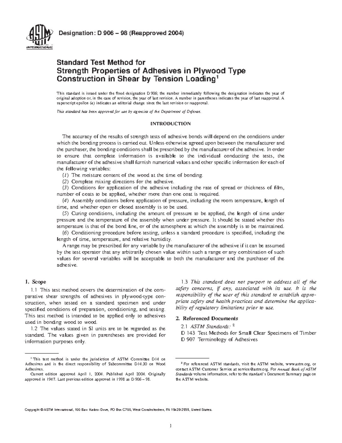 2011 090910373070 - ioii - Designation: D 906 – 98 (Reapproved 2004 ...