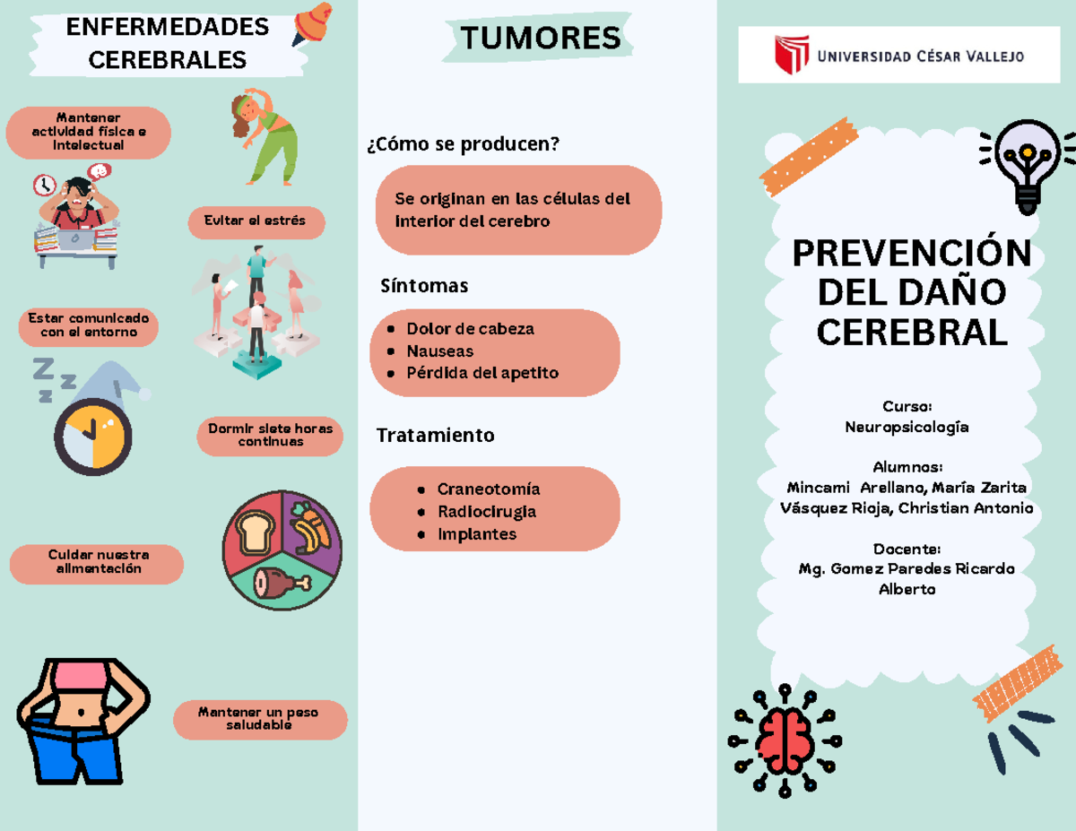 Triptico-neuro - triptico sobre los ictus - PREVENCIÓN DEL DAÑO ...