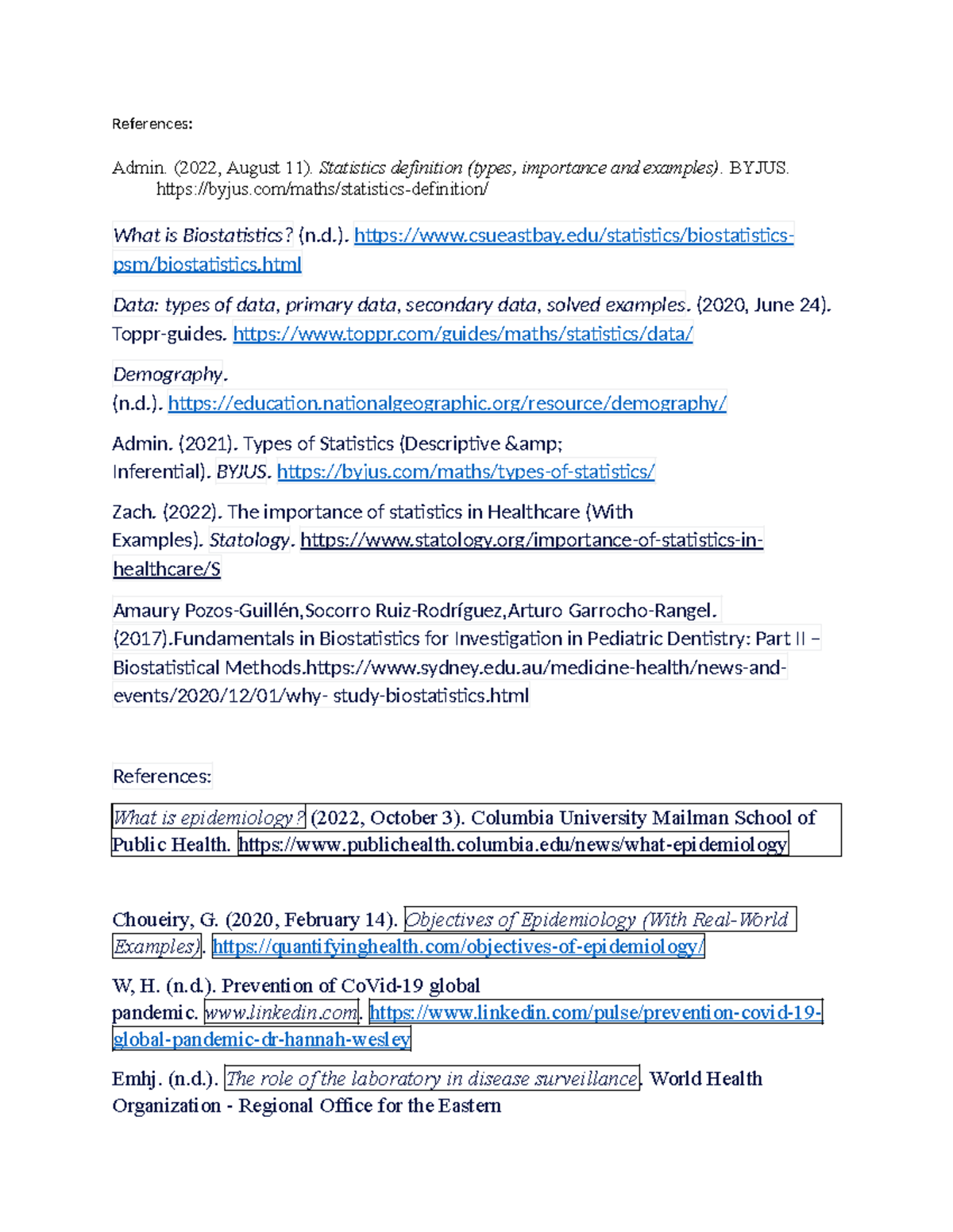 References - jumping - References: Admin. (2022, August 11). Statistics ...