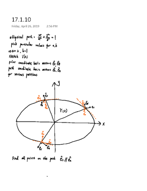 15 - HW Solutions from MAE 2030 taught by Professor Andy Ruina during ...