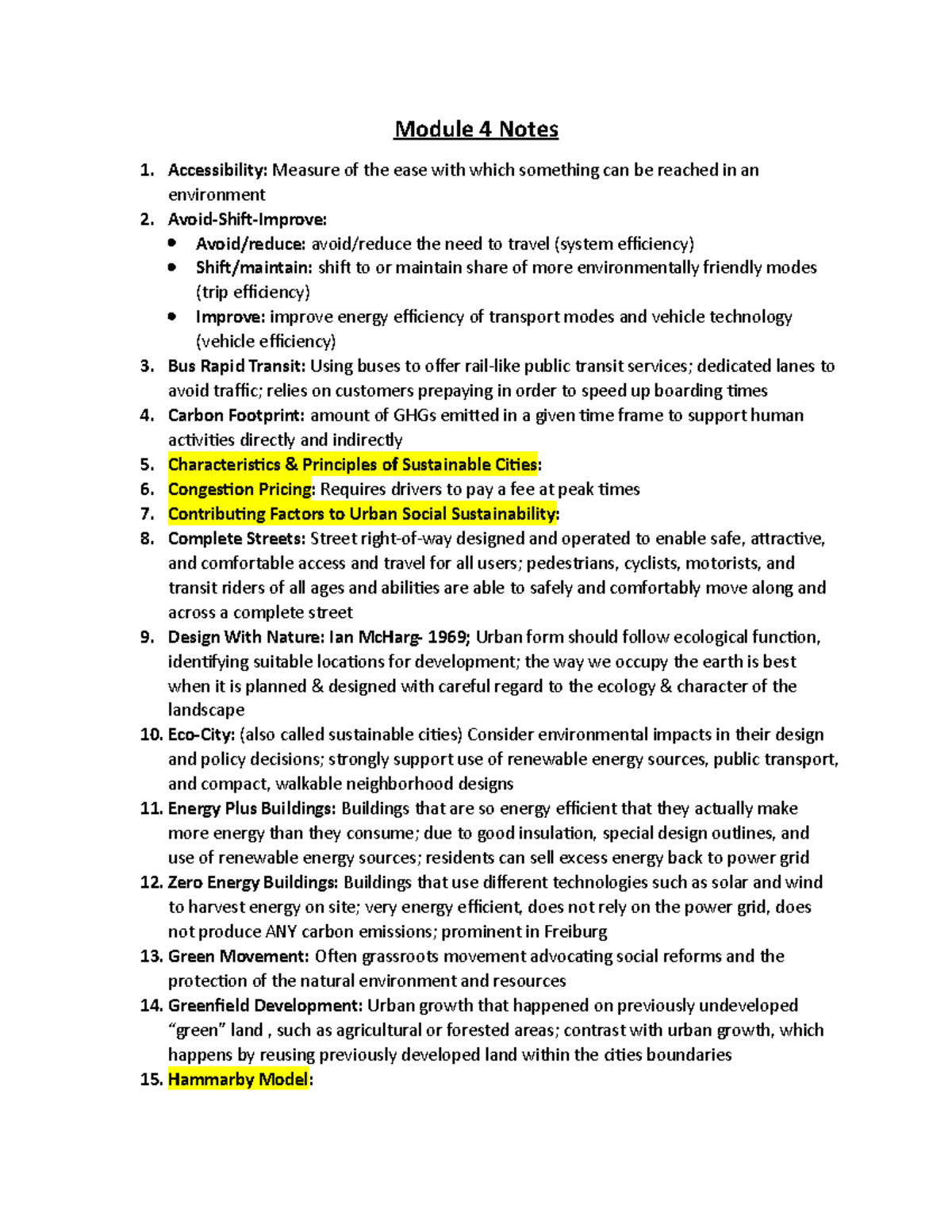 Module 4 Notes - Module 4 Notes Accessibility: Measure of the ease with ...