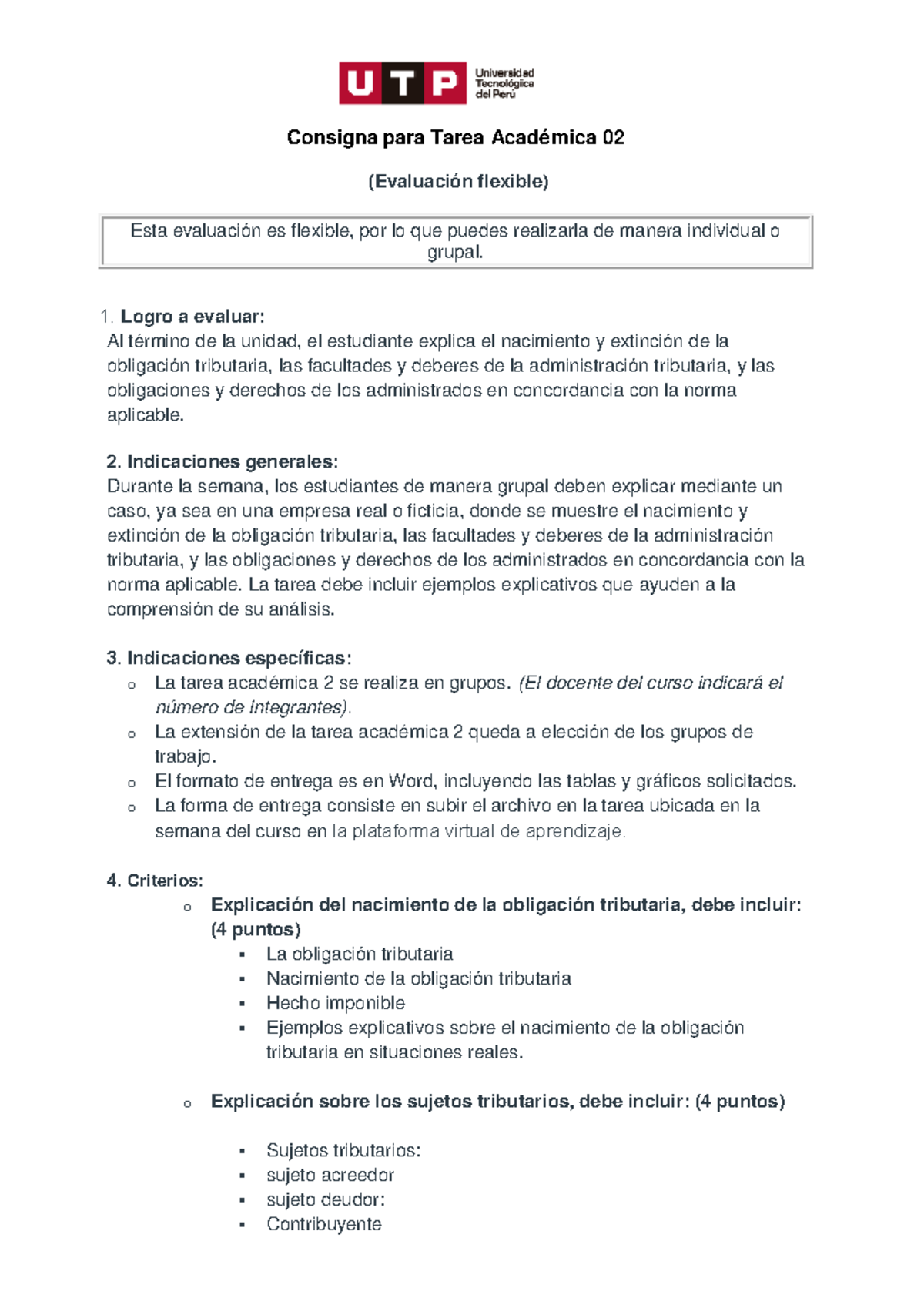 Semana+08 Indic - APUNTES - Consigna para Tarea Académica 0 2 ...