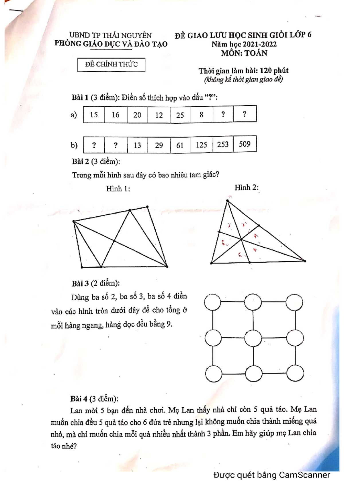 Giao luu Toan 6 2021 - Giao luu Toan 6 2021 HSG - General Englis - Studocu