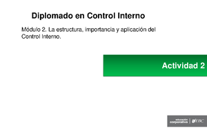 Control Interno de Entidades actividad 1 - CONTROL INTERNO DE ENTIDADES ...
