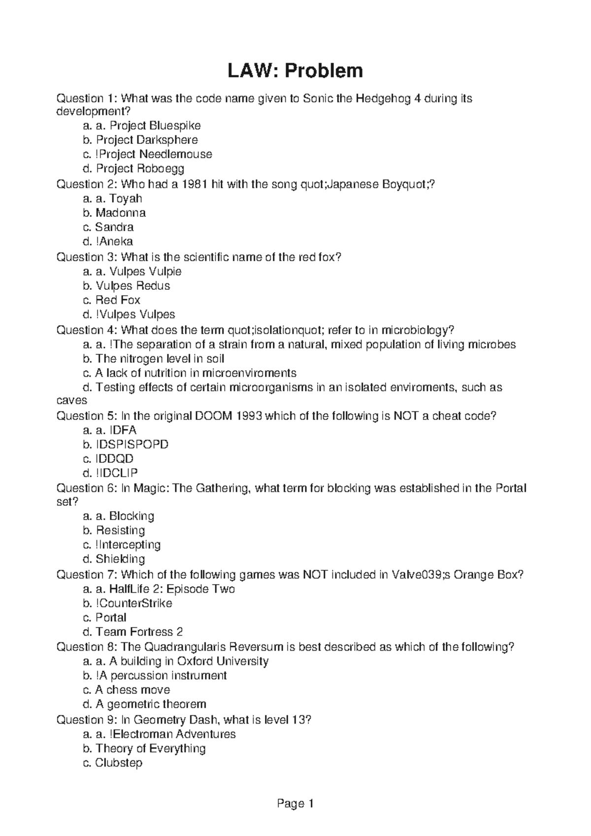 Law196 Demo 8 Law196 Law Problem Question 1 What Was The Code