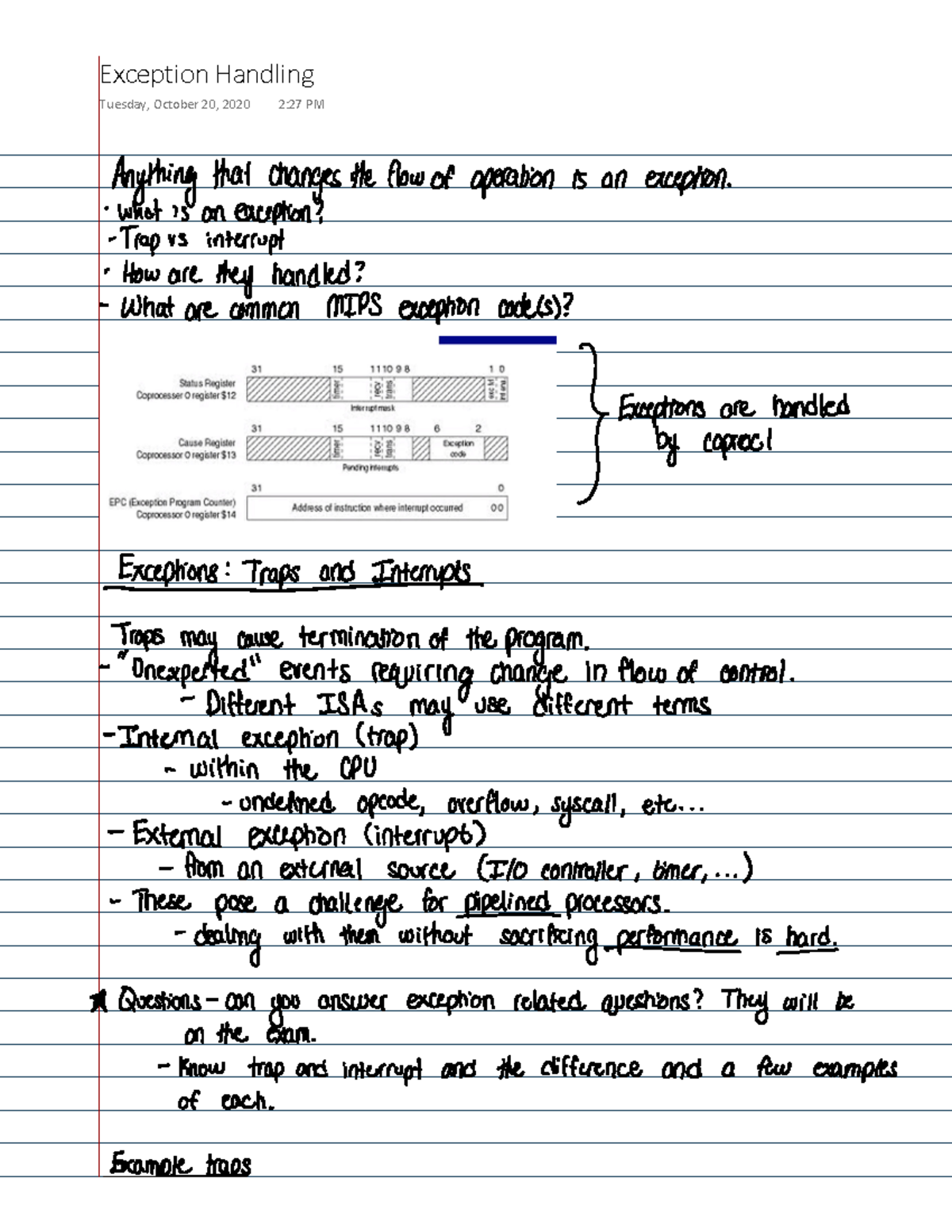 Exception Handling - CS 3340 - džĐĞƉƚŝŽŶ ,ĂŶĚůŝŶŐ dƵĞƐĚĂLJ͕ KĐƚŽďĞƌ ϮϬ͕ ...