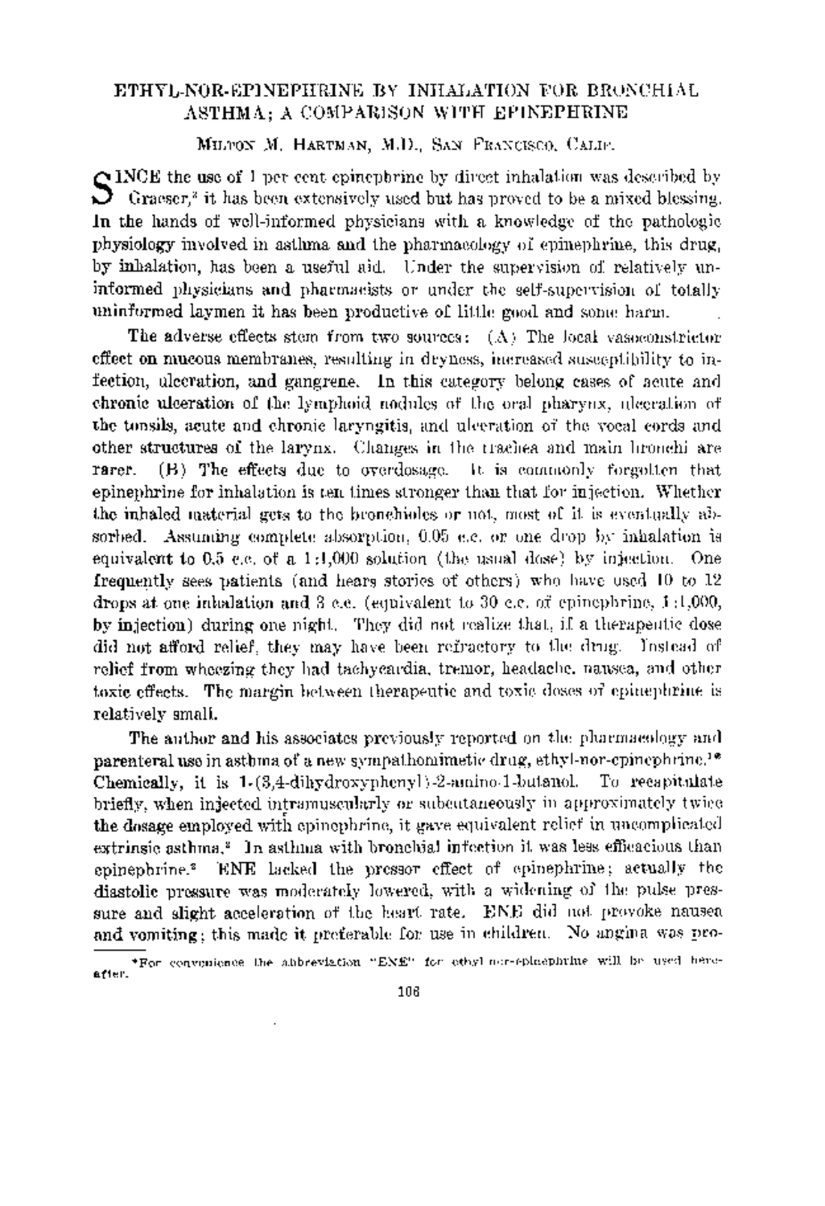 Adrena racemica - asd - ETHYL-NOR-EPINEPHRINE BY INHALATION FOR ...