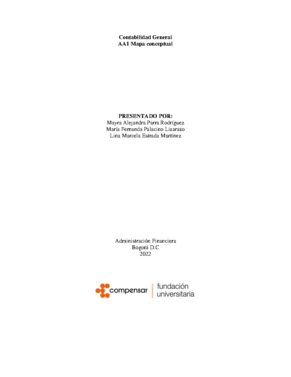 Contabilidad General actividad grupal 01 - Contabilidad General AA1 ...