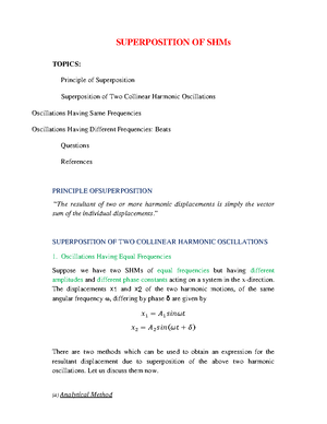 01 Summary - Physics II - Studocu