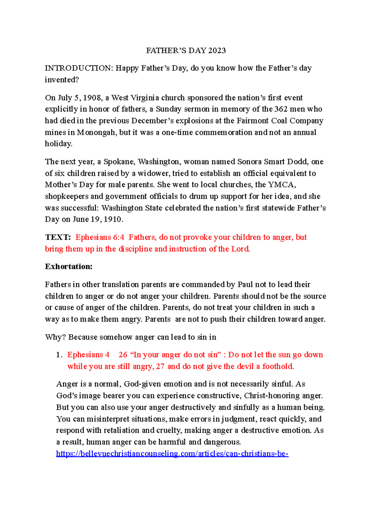 Fathers 2023 - FATHER’S DAY 2023 INTRODUCTION: Happy Father’s Day, do you know how the Father’s ...