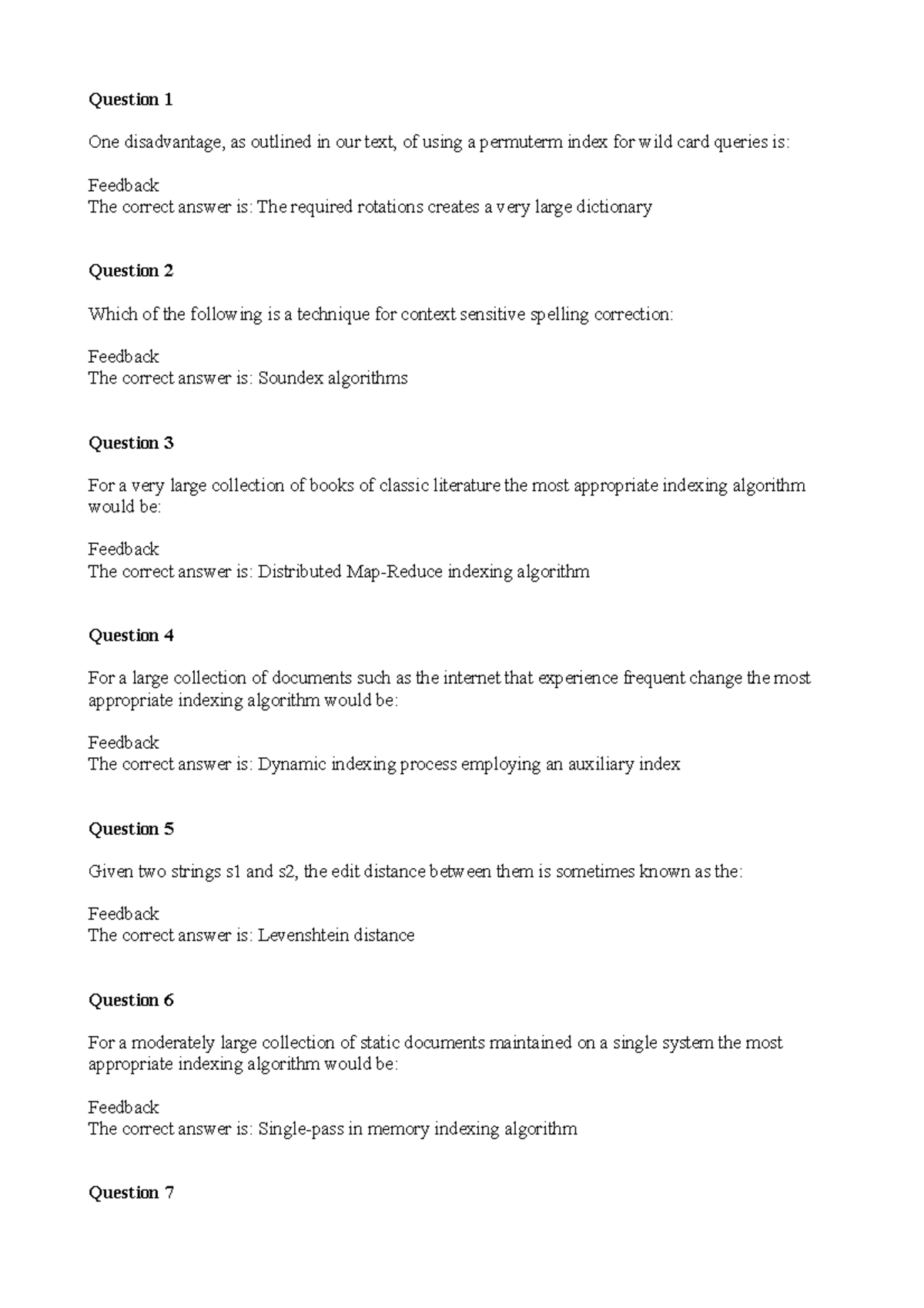 CS 3308 Unit 2 Self-quiz - Question 1 One disadvantage, as outlined in ...