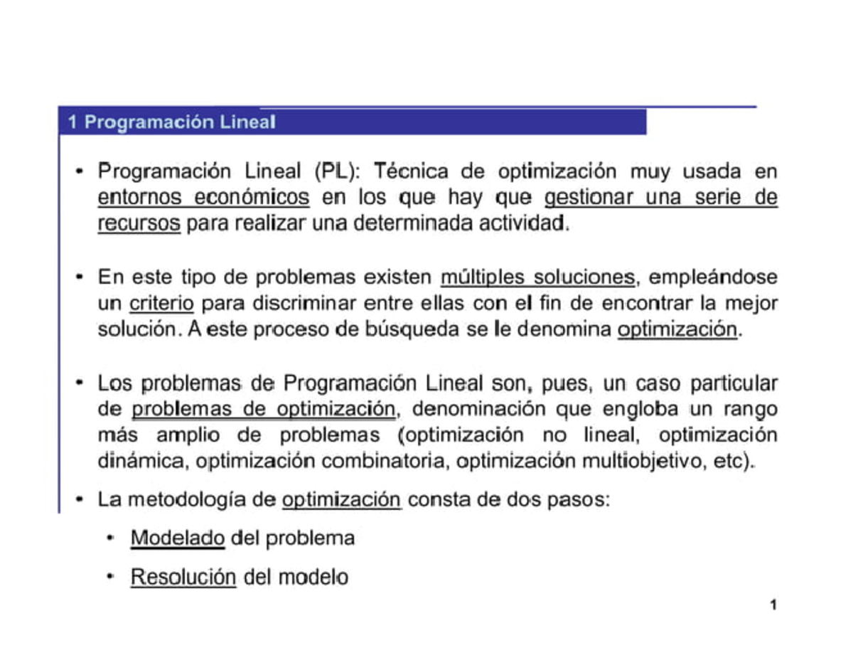 Programacin-lineal-47730217 - Algebra lineal - Studocu