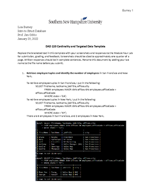 3-3 Major Activity Create a Database - Lisa Burney Intro to Struct ...