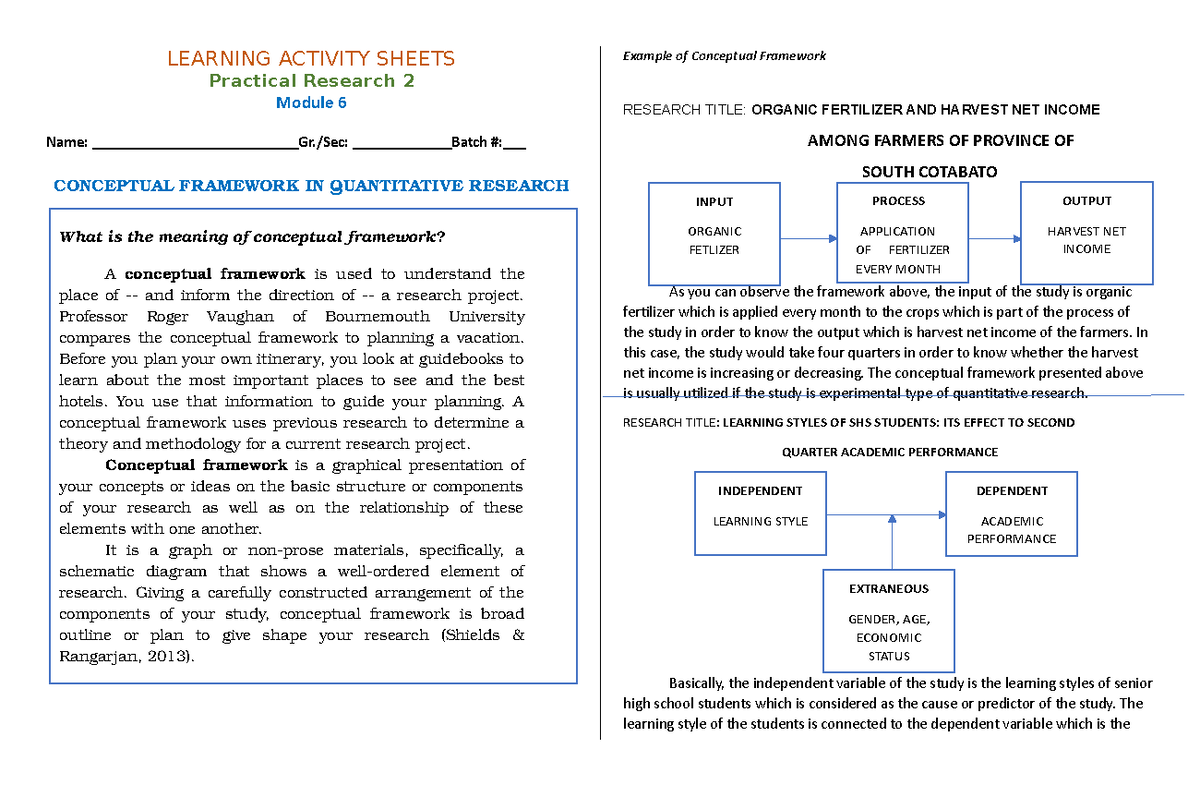 LAS for PR2, M6 - This Learning Activity Sheet(LAS) is used a ...