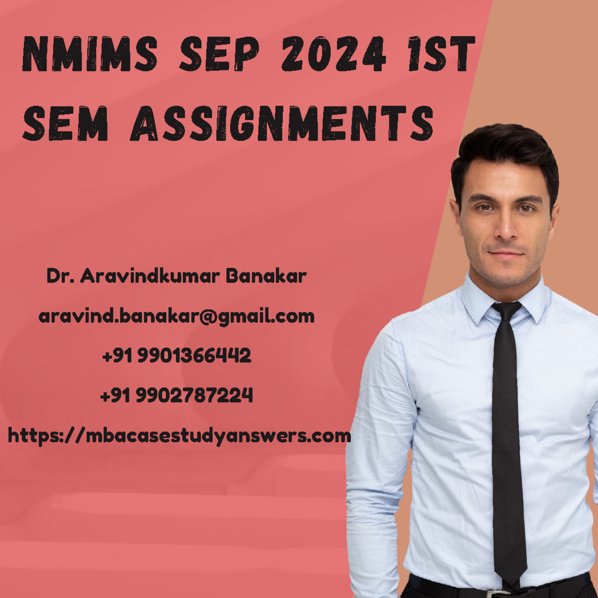 NMIMS SEP 2024 1st Sem Assignments by Dr. Aravind Banakar - 9901366442 - 9902787224 - Studocu