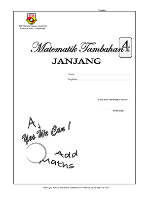 Faculty Computer Sciences AND Mathematic 2021 Session 1 - PRA- Diploma DAN Diploma MAT133 ...