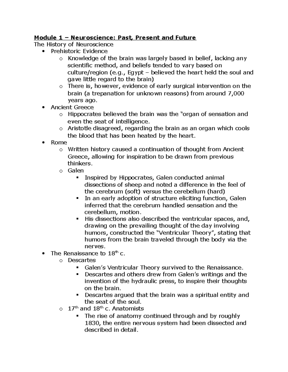 History of Neuroscience - , Egypt – believed the heart held the soul ...