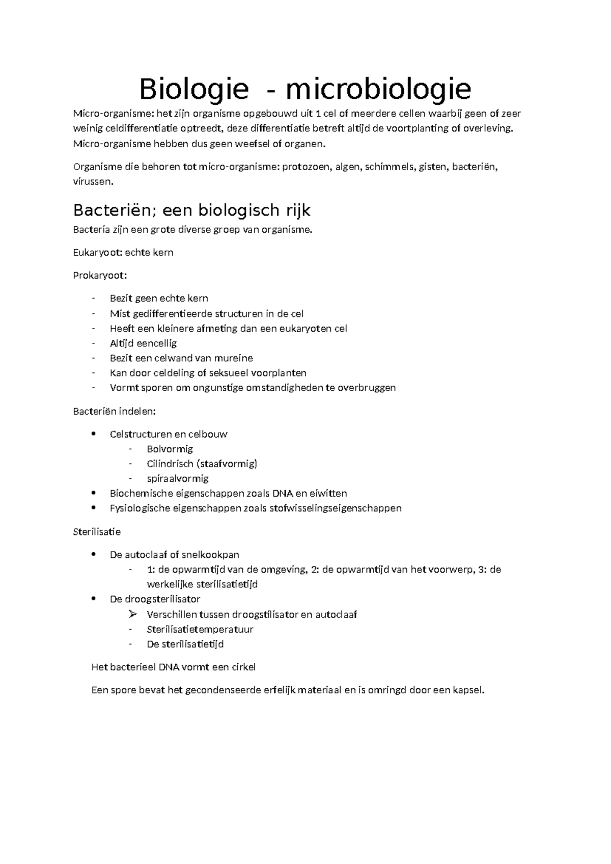 Biologie - microbiologie - Biologie - microbiologie Micro-organisme ...