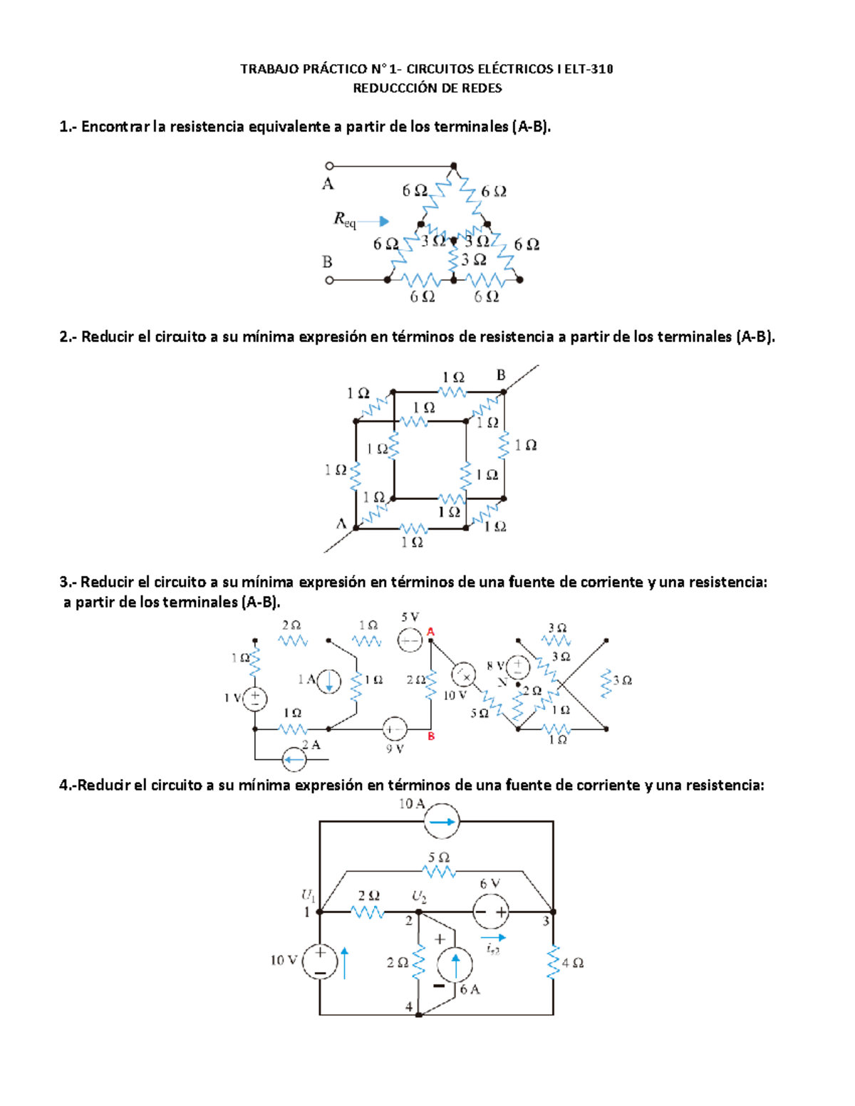 Trabajo Práctico N°1 - Circuitos Eléctricos I ELT 310 -26-10-2022 ...