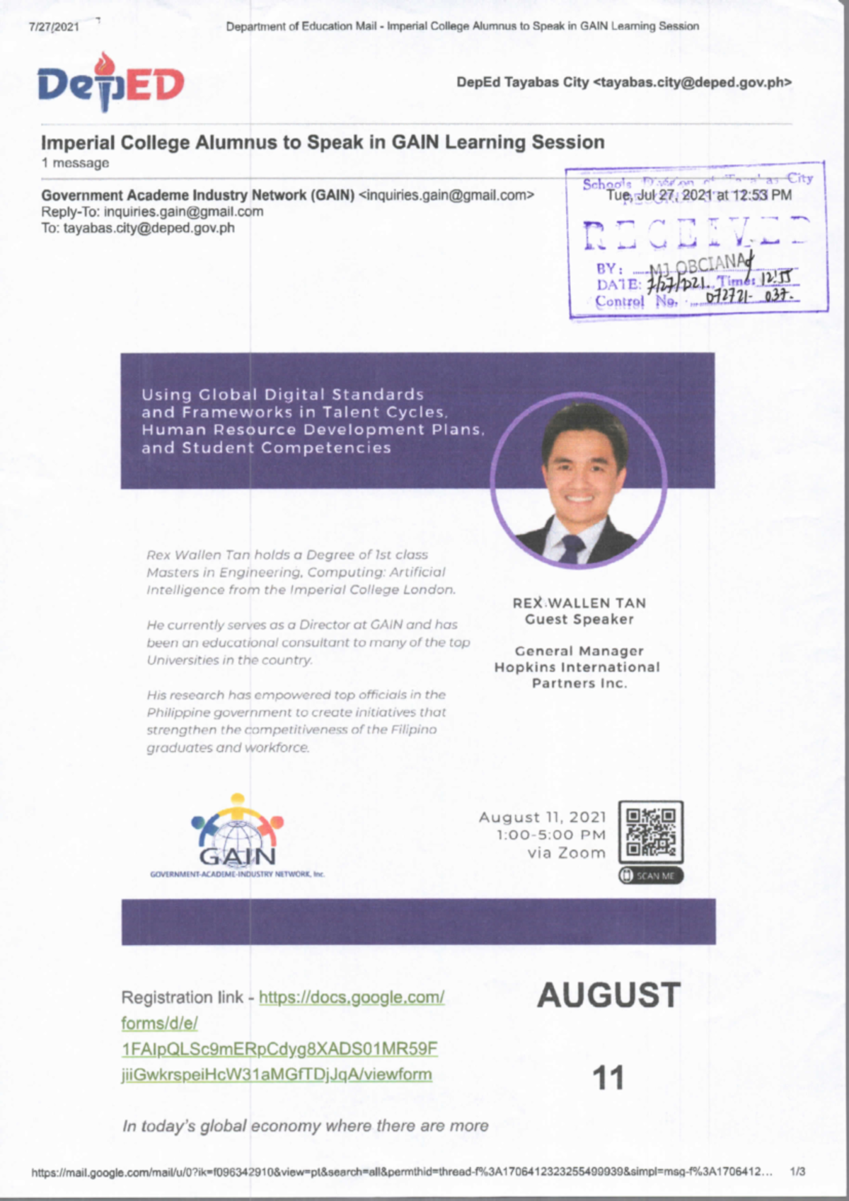 GAIN-Learning-Session - Methods of Research for BSECE - StuDocu