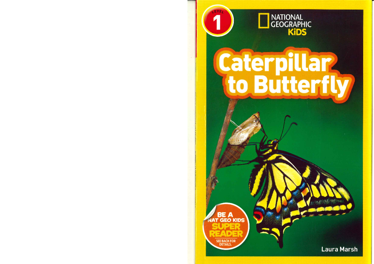 Caterpillar to butterfly(16) - LEVEL 1 NATIONAL GEOGRAPHIC KiDS ...