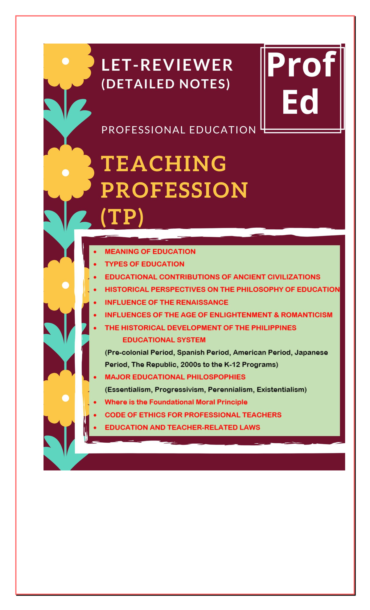Teaching Profession N A MEANING OF EDUCATION Education Is Derived